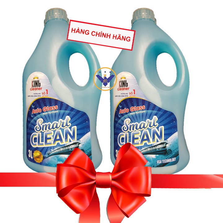 Bộ 2 bình nước rửa kính ô tô siêu sạch đậm đặc KING CLEANER 3 lít ...