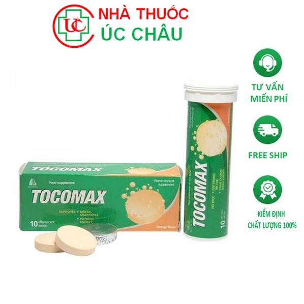 Tocomax Plus Boston - Viên Sủi Tăng Sức Đề Kháng, Giảm Nhanh Căng Thẳng ...