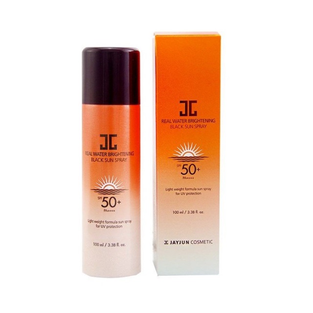 Xịt chống nắng Jayjun Real Water Brightening Black Sun Spray SPF50 ...