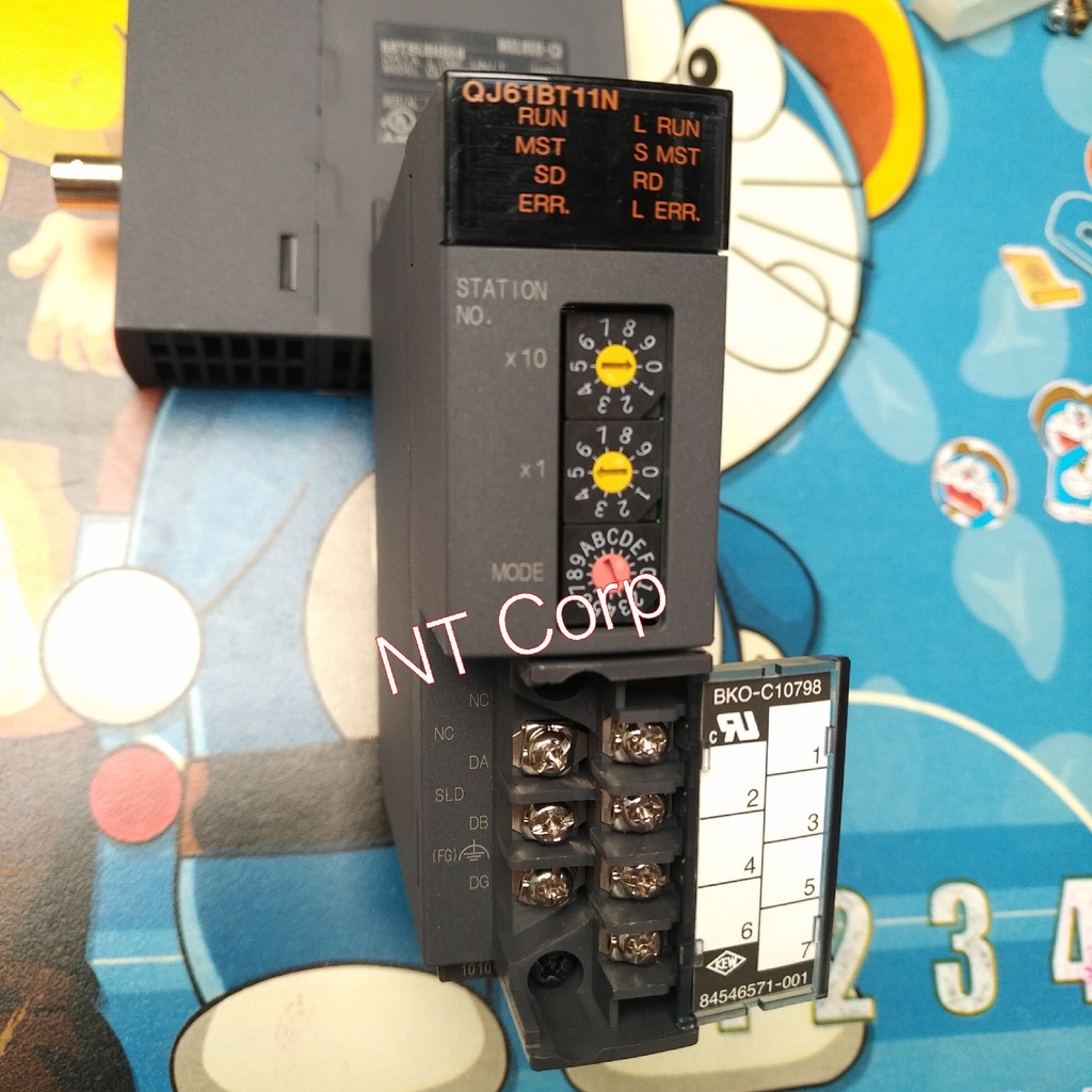 Module CC-Link Master V2 Mitsubishi QJ61BT11N, mở rộng cho PLC Q, hàng ...