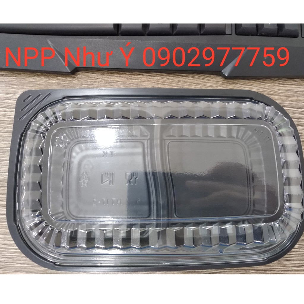 COMBO 50 HỘP NHỰA HT17 2 NGĂN + NẮP | Shopee Việt Nam