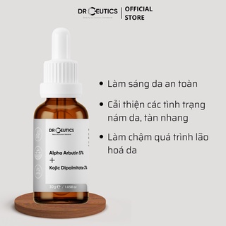 DrCeutics Tinh Chất Alpha Arbutin Làm Sáng Da Mờ Nám Alpha Arbutin 5% Và Kojic Dipalmitate 2% ...