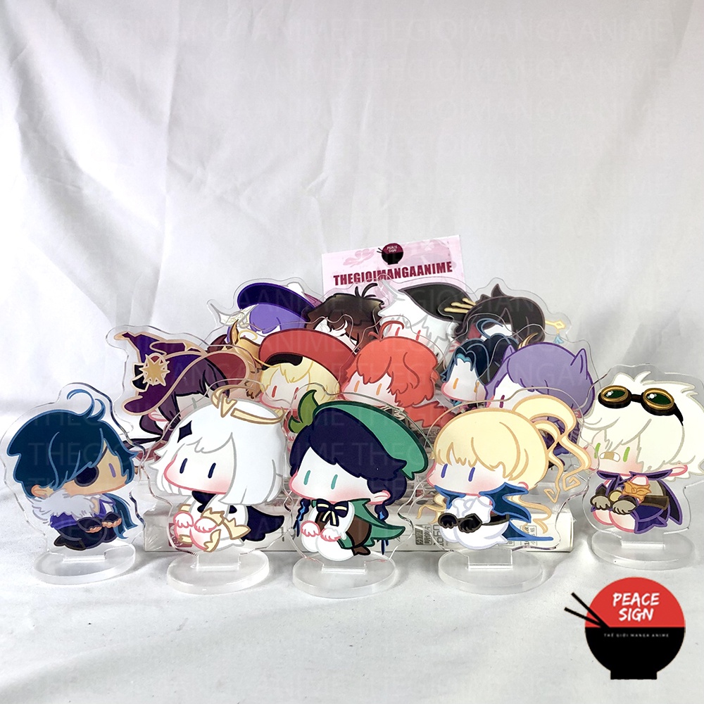 Standee mini GENSHIN IMPACT ver NGỒI mô hình game anime chibi mica ...