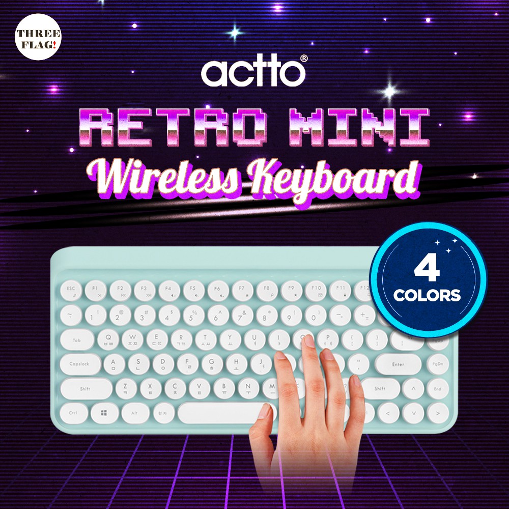 Bàn Phím Không Dây Mini Kbd-50 Màu Hồng / Bạc Hà / Đen / Trắng | Shopee ...