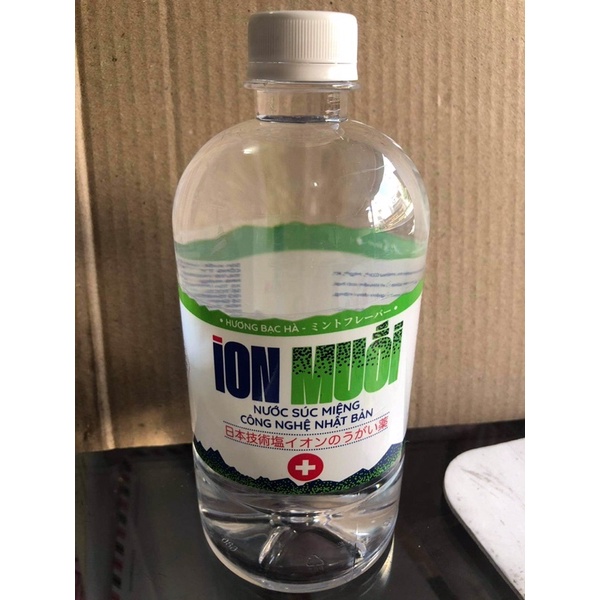 Nước súc miệng công nghệ Nhật Bản ion muối hương bạc hà 680ml nước điện ...