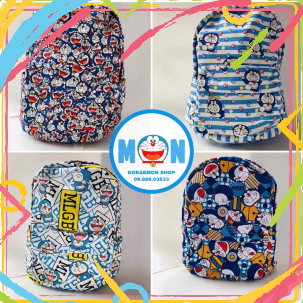 Balo Hoạt Hình Vải Bố Canvas Doraemon | Shopee Việt Nam