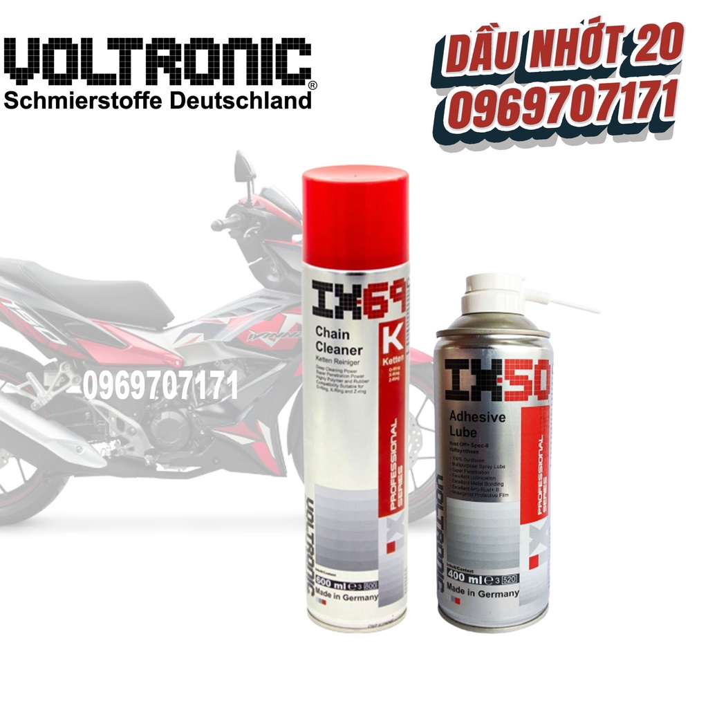 Combo Vệ Sinh Sên Voltronic IX69 600ml Và Xịt Dưỡng Sên Voltronic IX50 ...