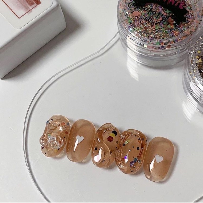 NAIL BOX THIẾT KẾ HÀN NÂU TRONG | Shopee Việt Nam