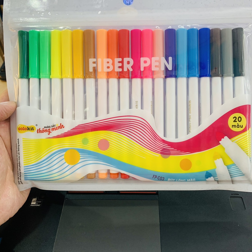 Bút Lông 36 Màu Colokit Fiber Pen Washable SWM-C006 (Dễ dàng rửa được ...