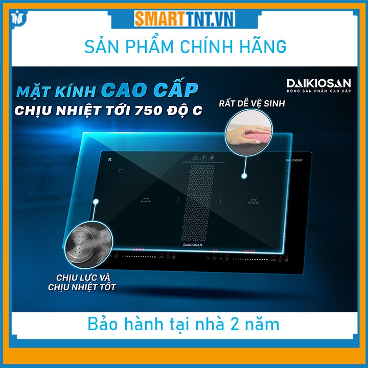 Bếp từ đôi cao cấp chính hãng Daikiosan DKT-200007 mới | Shopee Việt Nam