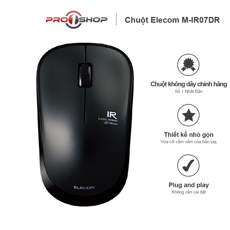 Chuột Không Dây Elecom M-IR07DR - số 1 Nhật Bản | Shopee Việt Nam