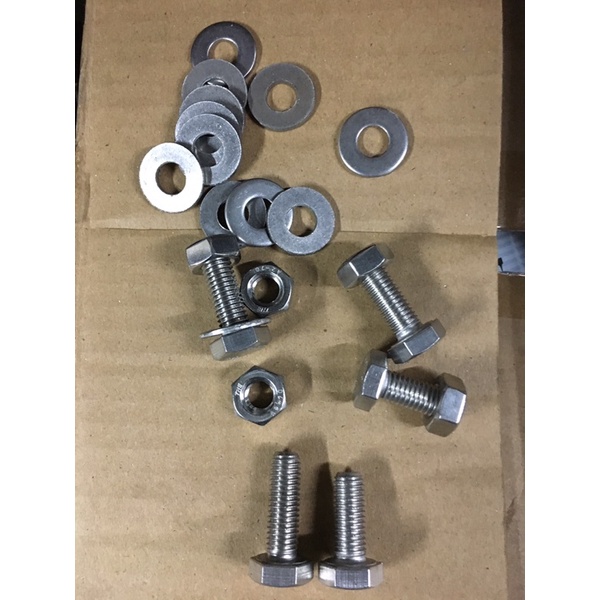 10 bộ bulong inox 304 M10 (1.5 x 25), (1.5x30) | Shopee Việt Nam