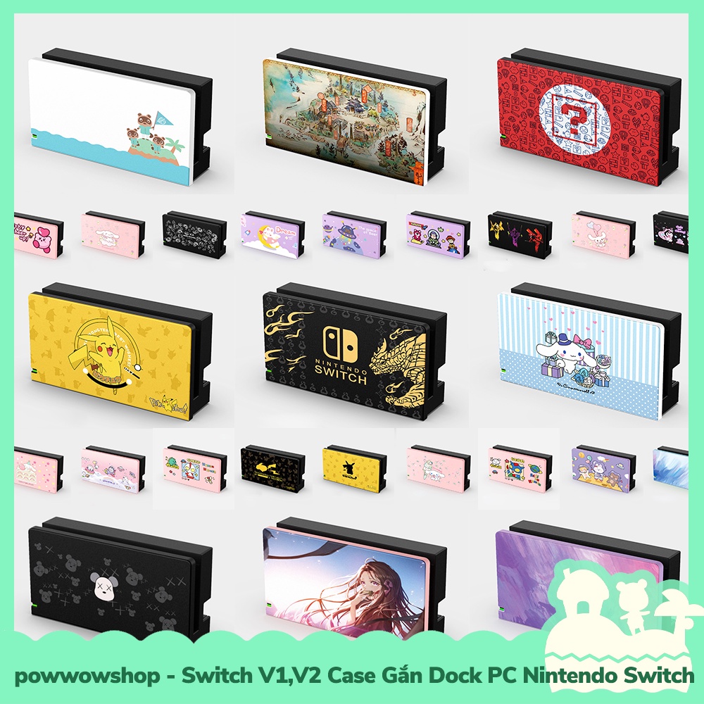 [Sẵn VN - Hỏa Tốc] Switch V1, V2 50 Mẫu Case Ốp PC Gắn Dock Nintendo ...