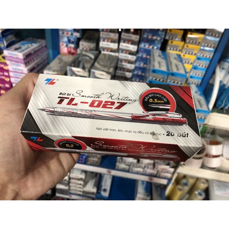 Bút Bi Thiên Long TL027-chính hãng ( 1 hộp 20 chiếc ) | Shopee Việt Nam