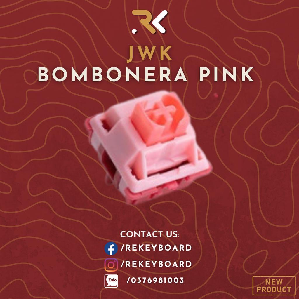 JWK Pink | JWK Bombonera Pink | Linear siêu mượt | Công tắc bàn phím cơ ...