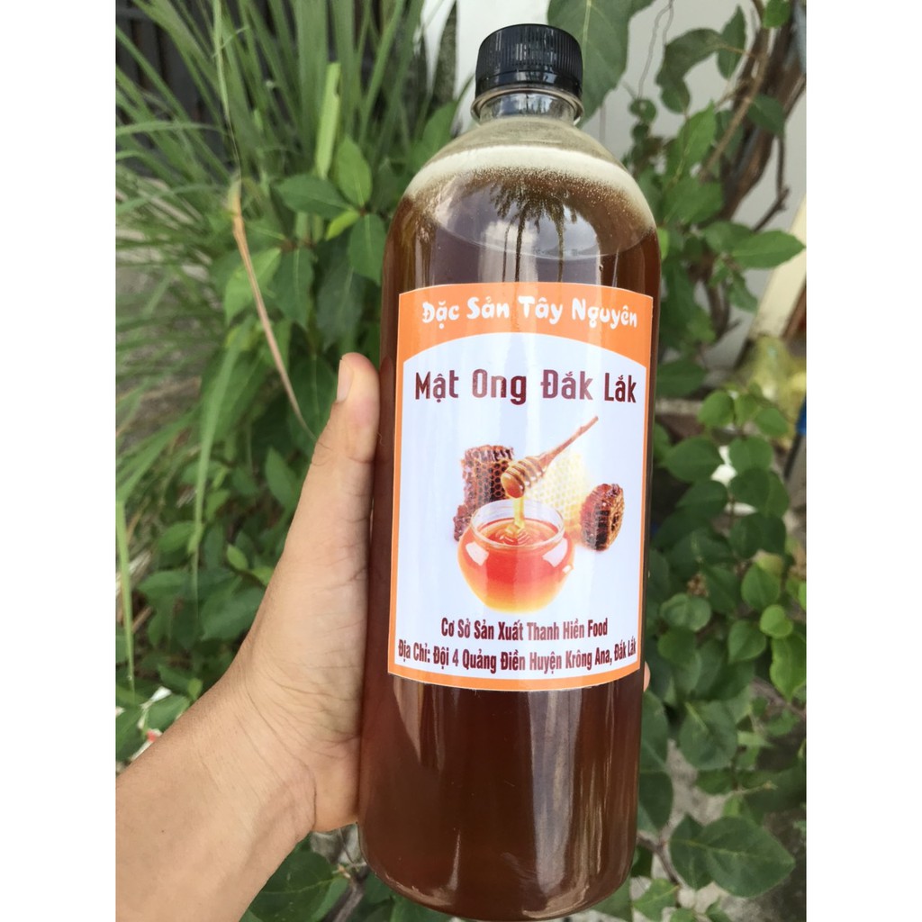 Mật ong hoa cà phê, chai loại 1 lít | Shopee Việt Nam
