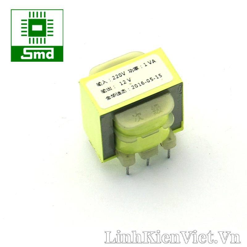 Biến áp 220V-12V (1W-80mA) có chân hàn PCB | Shopee Việt Nam