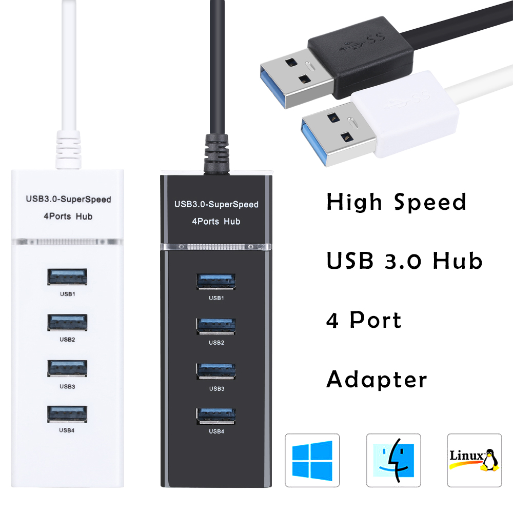 Hub chia 4 cổng USB 3.0 tốc độ cao chuyên dùng cho PC / laptop | Shopee ...