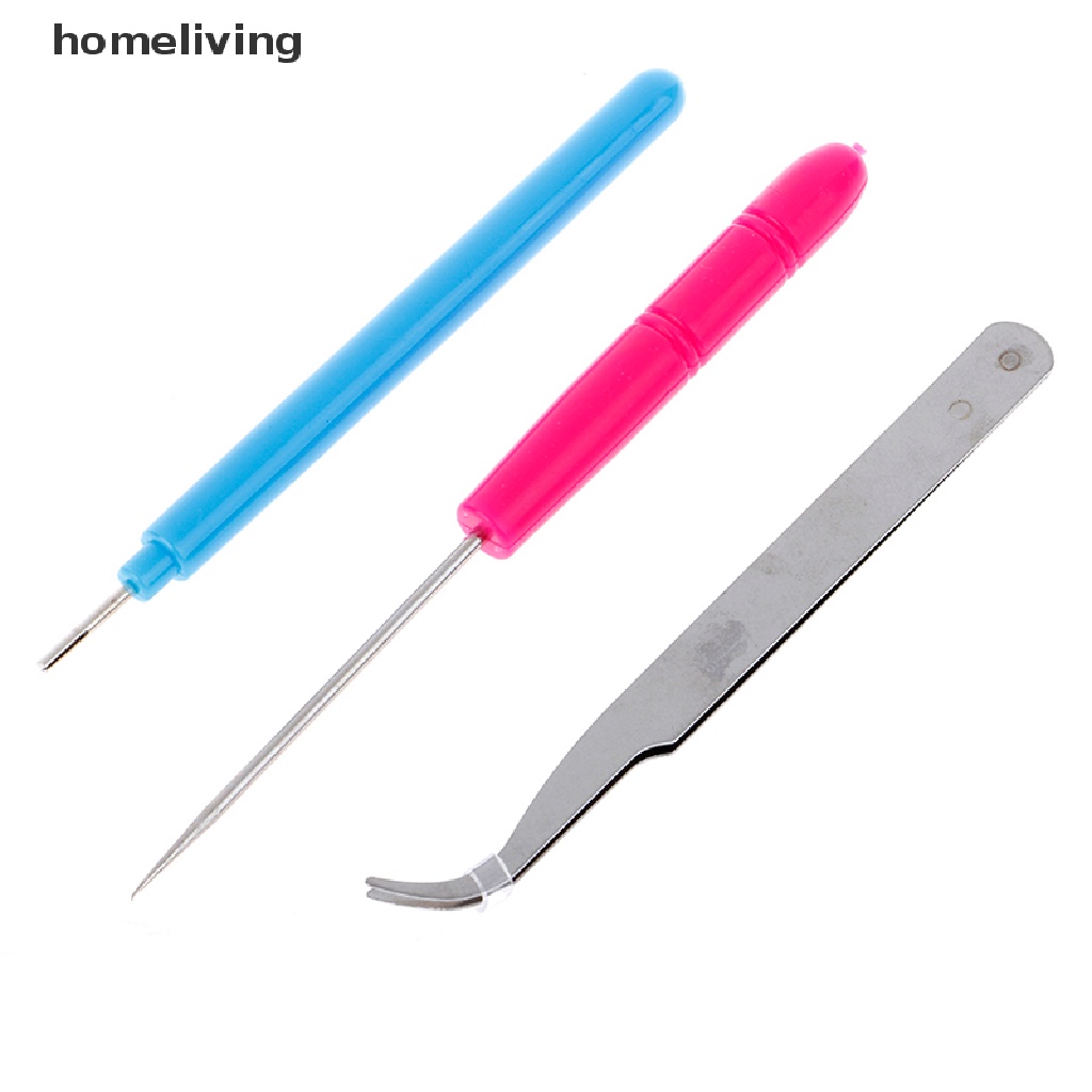 homeliving 3xPaper DIY Set Quilling Paper Tools Tweezer Needle Pins ...