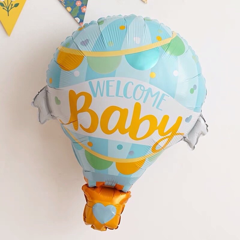 Bóng bay Khinh Khí Cầu trang trí sinh nhật, thôi nôi cho bé | Shopee ...