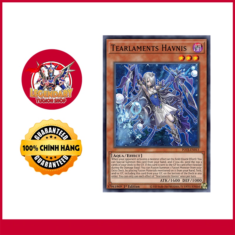 [EN-JP][Thẻ Bài Yugioh Chính Hãng] Tearlaments Havnis | Shopee Việt Nam