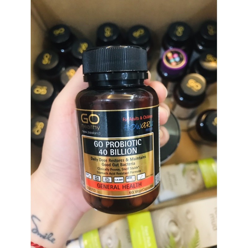 Go Healthy - GO Probiotic 40 Billion 60 viên | Shopee Việt Nam