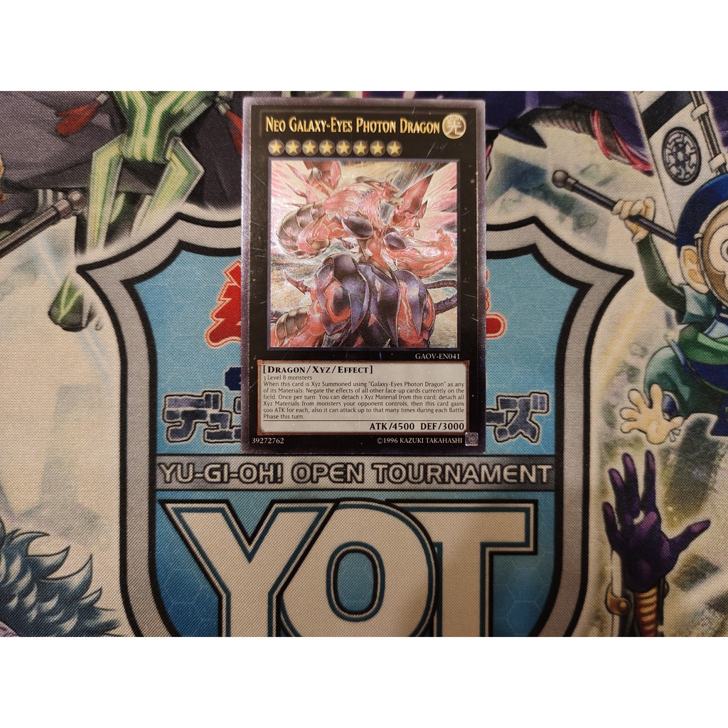 Thẻ bài Yugioh chính hãng Ultimate Rare - Neo Galaxy-Eyes Photon Dragon - GAOV-EN041 Unlimited ...