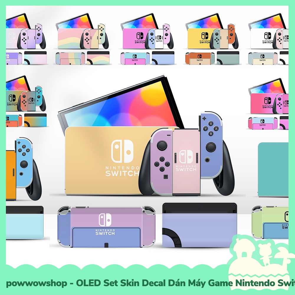 [Sẵn VN - Hỏa Tốc] OLED Set Skin Decal DIY Dán Trang Trí Máy Game ...