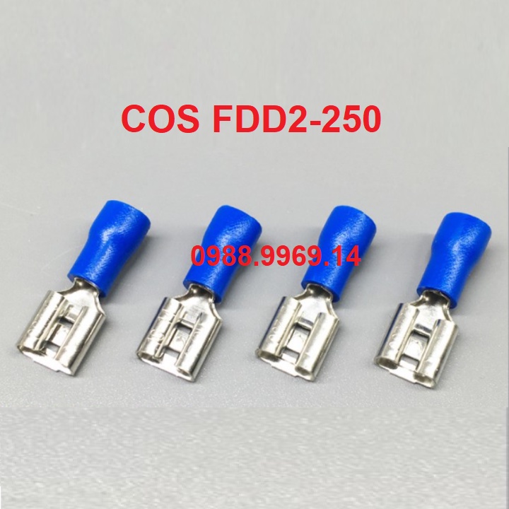 [Túi 1000c] Cos FDD2-250 đầu cos ghim đồng bọc nhựa | Shopee Việt Nam