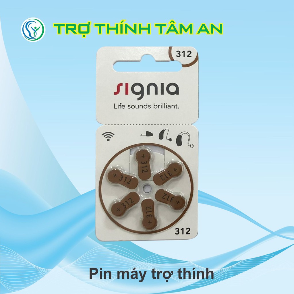 Pin trợ thính Signia 312 - hàng chính hãng, dùng cho máy trợ thính RIC ...