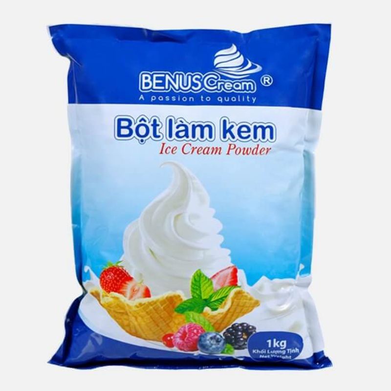 Bột Làm Kem Vị Vani BenusCream 1kg | Shopee Việt Nam
