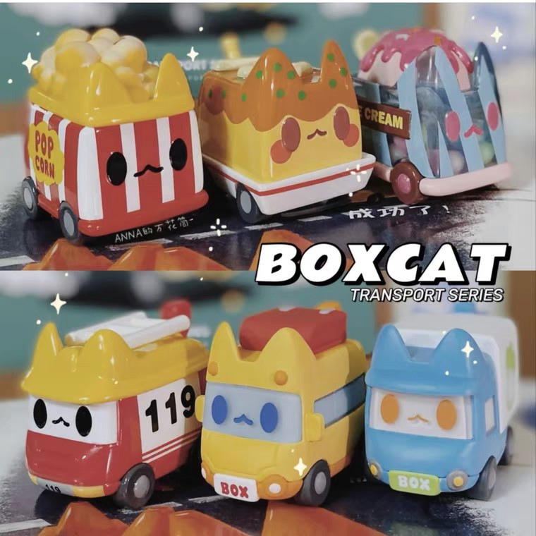 [Chính hãng] BOXCAT Transport Series Búp bê hộp mù Nhân vật dễ thương (Có sẵn) | Shopee Việt Nam