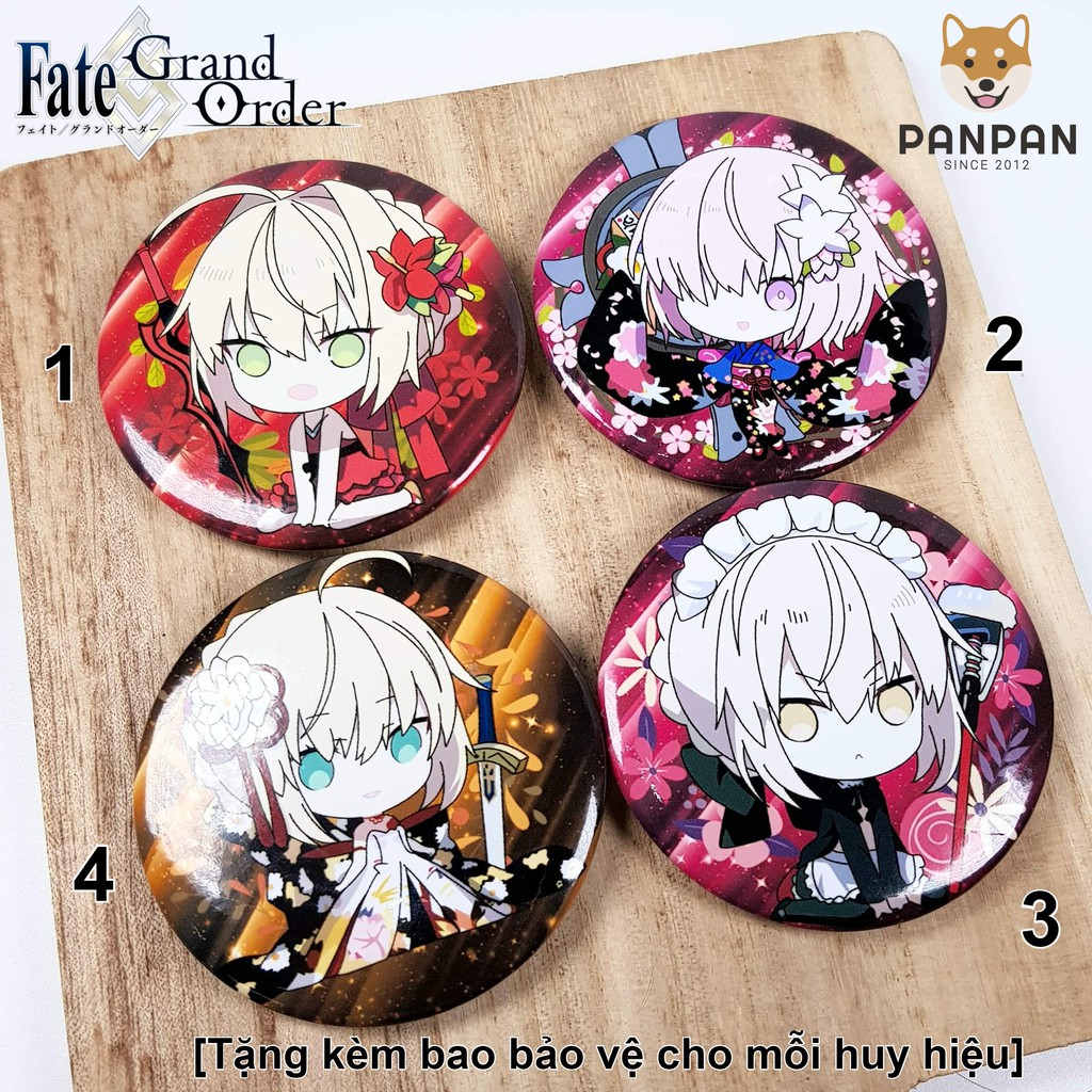 [TẶNG KÈM BAO BẢO VỆ] Huy hiệu lẻ Fate/Grand Order (6CM) | Shopee Việt Nam