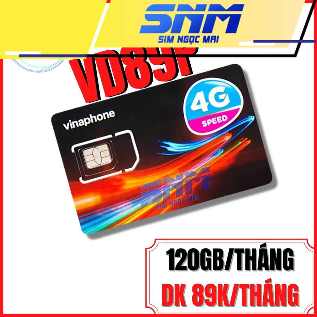 Sim 4G Vina VD89 - Vd89P - FHAPPY - 4GB/NGÀY - 120GB DATA - MIỄN PHÍ ...