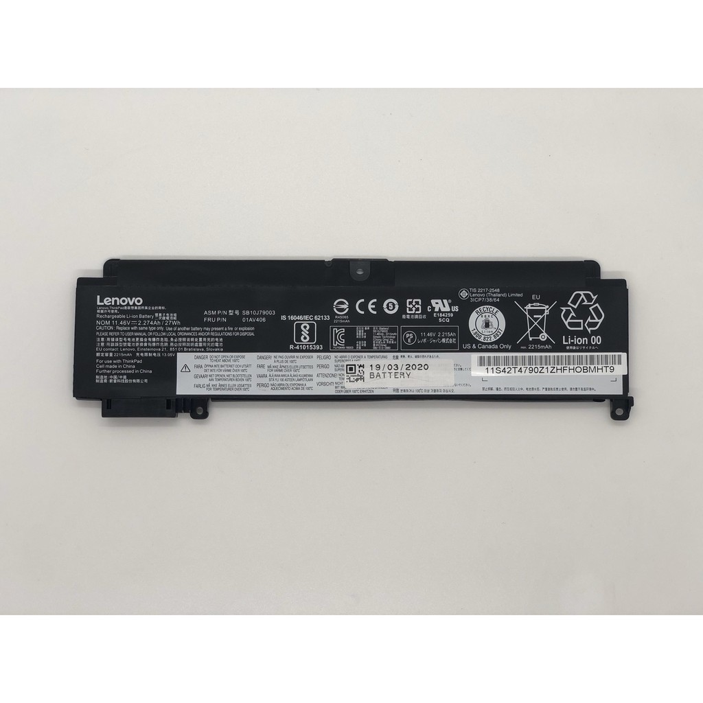 Pin Laptop Lenovo ThinkPad T460s T470s Loại Lắp Trong - Có Video Thực ...