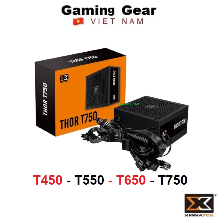 Nguồn máy tính Xigmatek Thor T450 T550 T650 T750 ( 80Plus Bronze ...