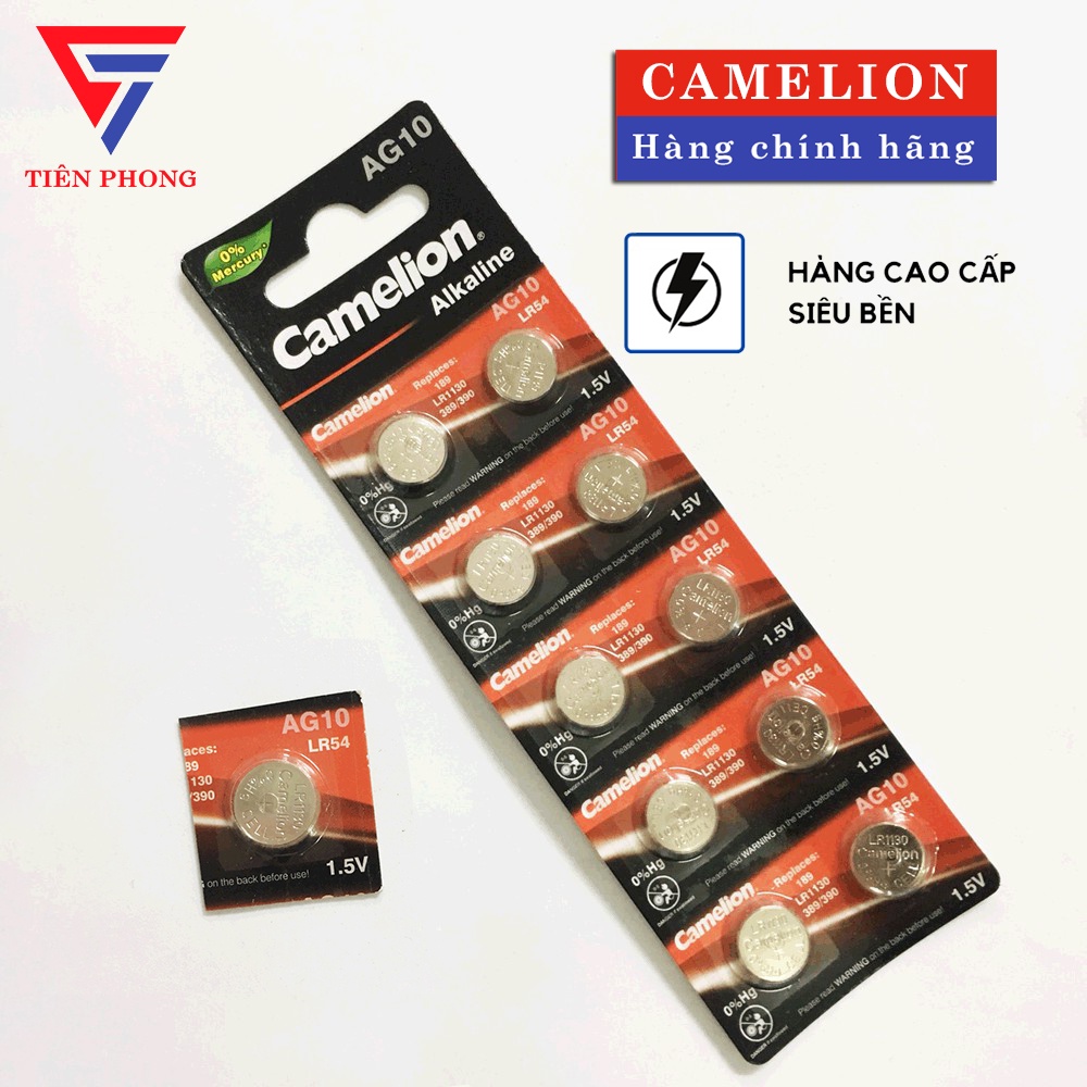 1 Viên Pin AG10 LR54 LR1130 Camelion chính hãng thay máy tính Casio ...