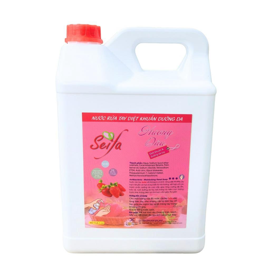 [Xà phòng] Nước Rửa Tay diệt khuẩn Seifa Can 5 Lít | Shopee Việt Nam