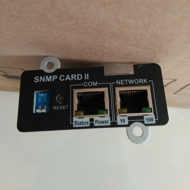 Điều khiển và giám sát UPS SANTAK SNMP Card (Card web thường) | Shopee ...
