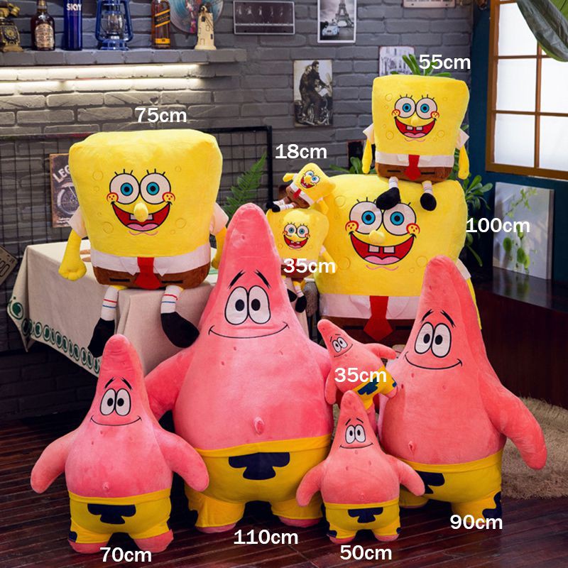 Đồ chơi nhồi bông thiết kế nhân vật hoạt hình Spongebob Patrick ...