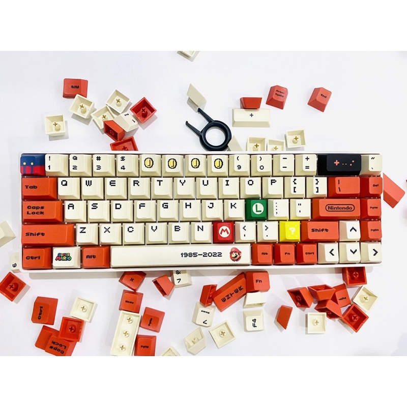Bàn Phím Custom Tester 68 + Mario Keycap + Outemu Switch | Shopee Việt Nam