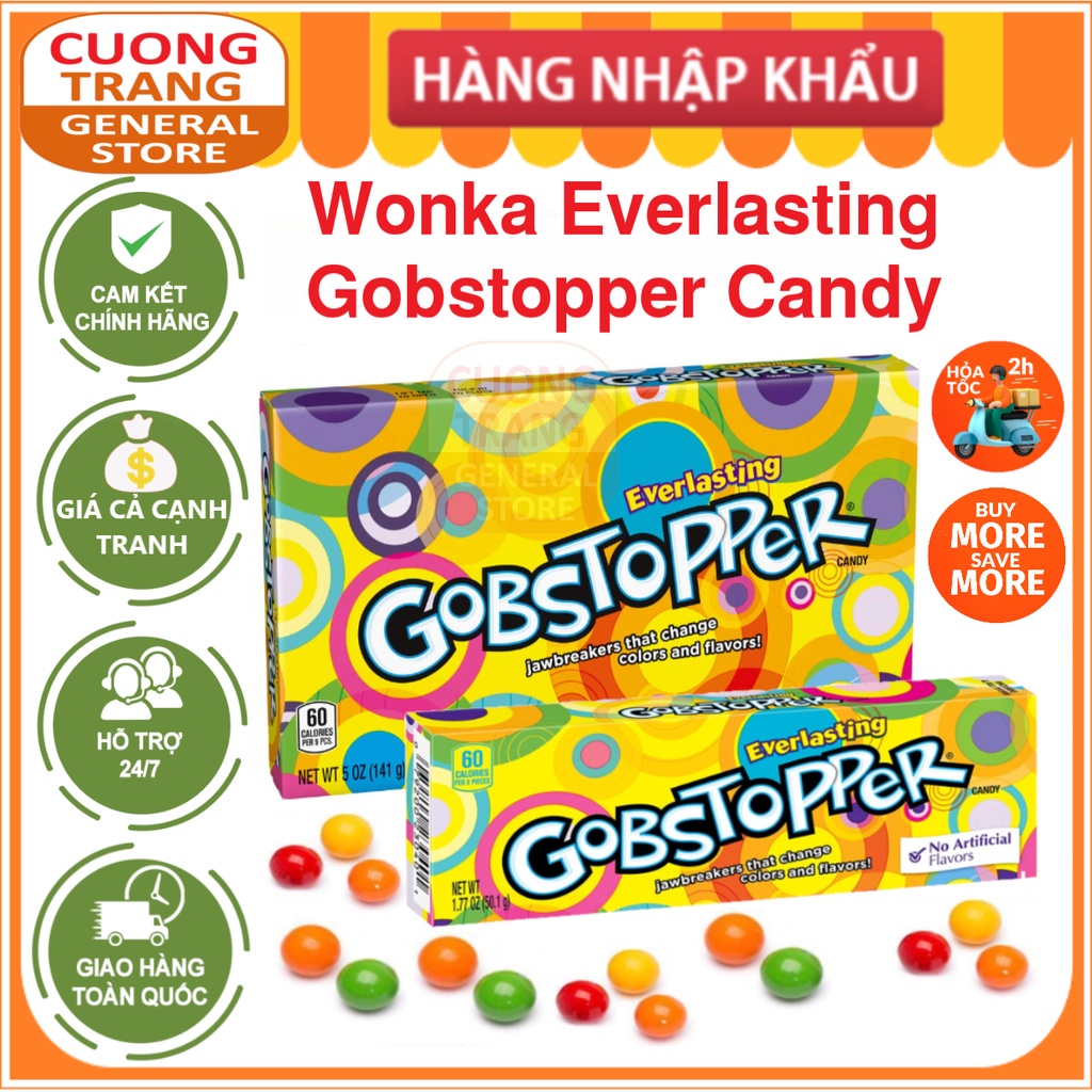 Kẹo Cứng Wonka Everlasting Gobstopper Candy 50.1g, 141g | Shopee Việt Nam
