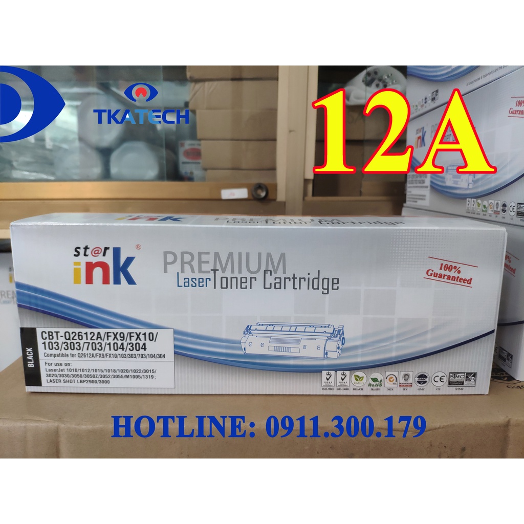 Hộp Mực Star-inK 12A Hàng Chuẩn Cho Máy Canon LBP, 2900...Canon MF 4110 ...