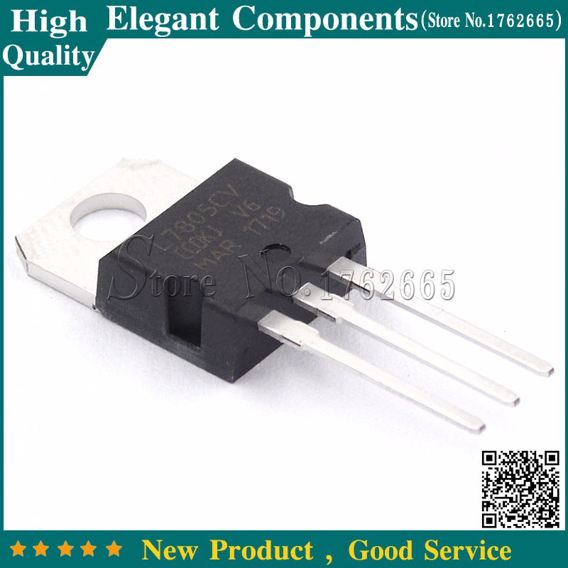 10 chiếc L7805CV L7805 TO220 7805CV 7805 TO-220 LM7805 MC7805 5V 1.2A triode Transi | Shopee ...