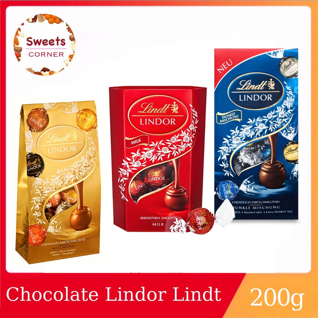 Socola tổng hợp Lindor Lindt 200g (3 màu) | Shopee Việt Nam