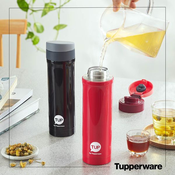 Bình Giữ Nhiệt Tupperware Easy Open 430ML Giữ Nóng Lạnh Đến 6 Giờ ...
