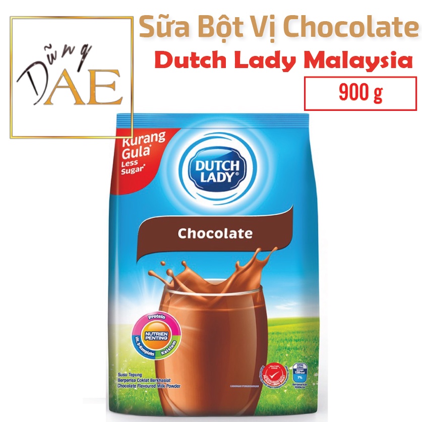 Sữa Bột Dutch Lady Vị Socola Malaysia - Bịch 900G | Shopee Việt Nam