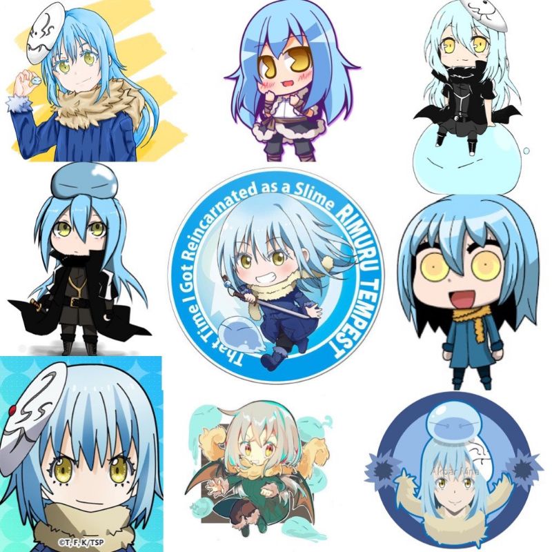 10-60 hình dán Stickers Rimuru Tempest-Tensei Shitara Slime Datta Ken ...
