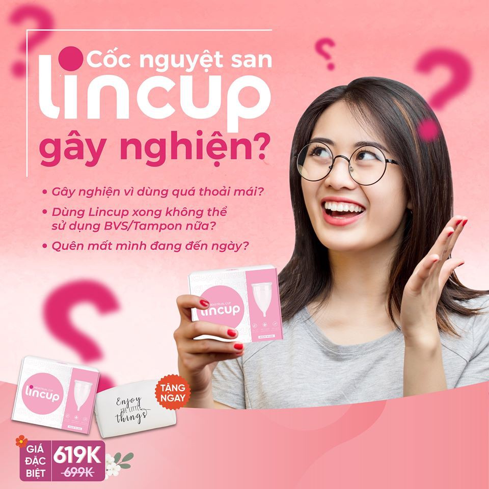 Cốc nguyệt san Lincup [ Mua giá gốc nhận thêm quà tặng ] . | Shopee Việt Nam