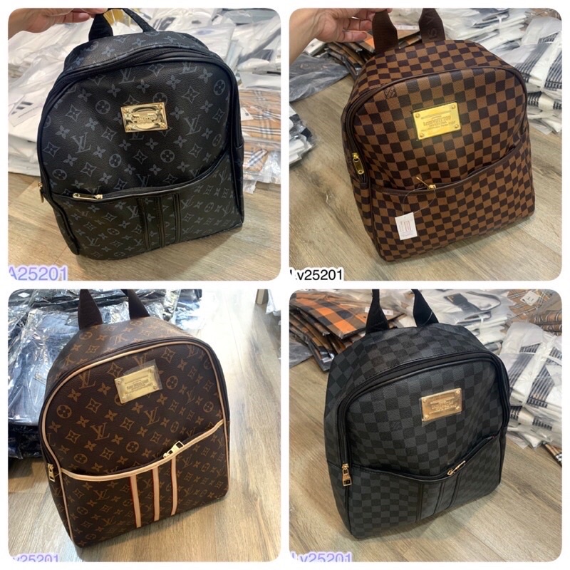 Balo nam caro LV- Cặp da nam | Shopee Việt Nam